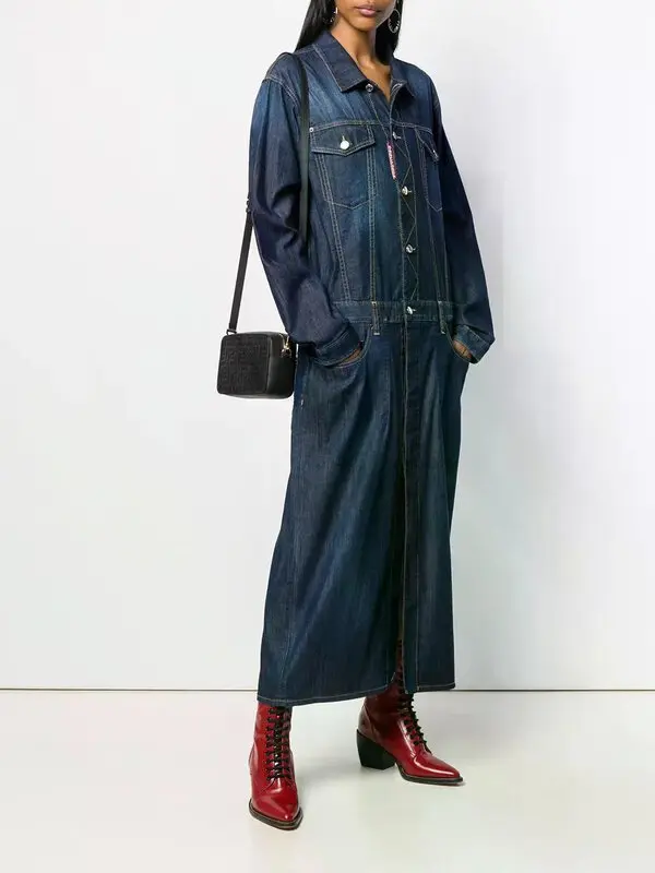 Dsquared2 Maxi Denim Dress