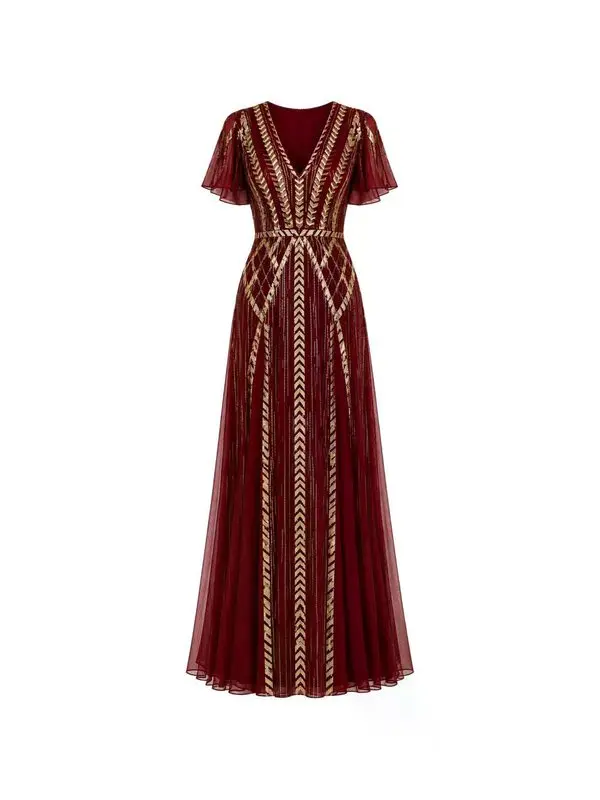 TEMPERLEY LONDON Viola Gown - Red