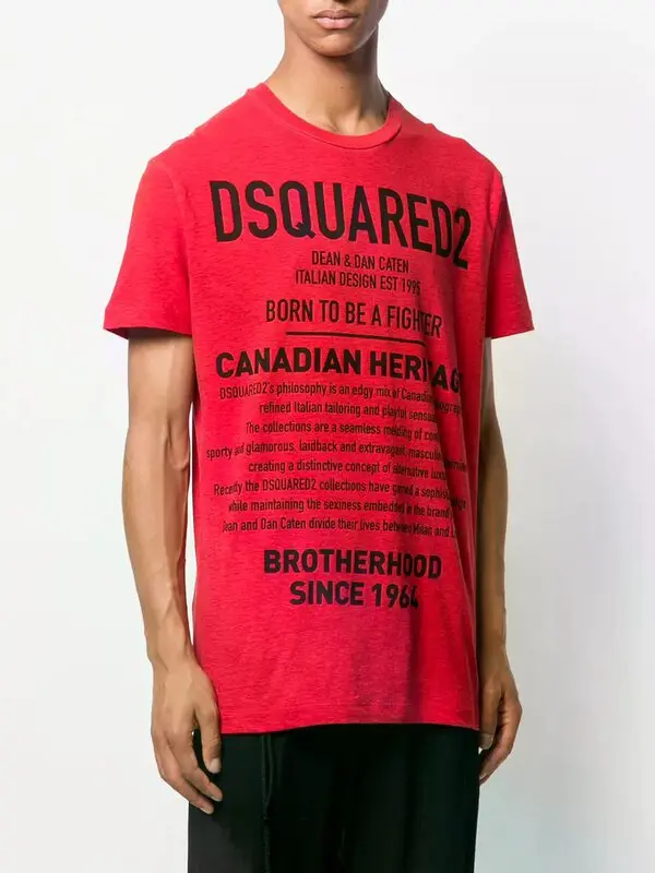 Dsquared2 Slogan Print T-shirt