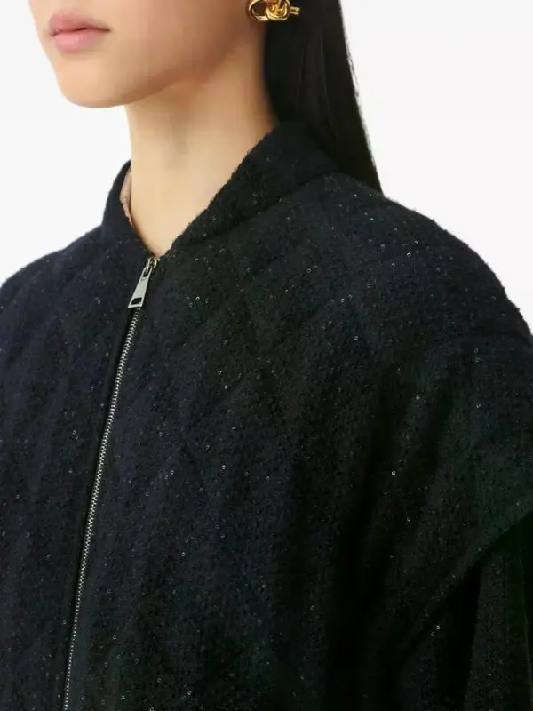 Fabiana Filippi Sequin-embellished Quilted Coat