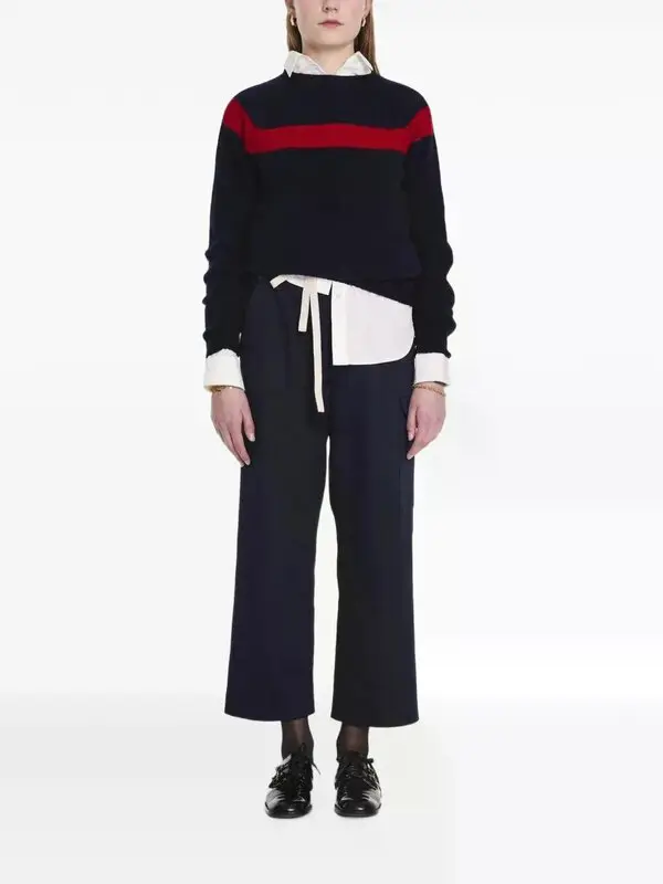 LA FETICHE Seam-free Graphic-panel Sweater