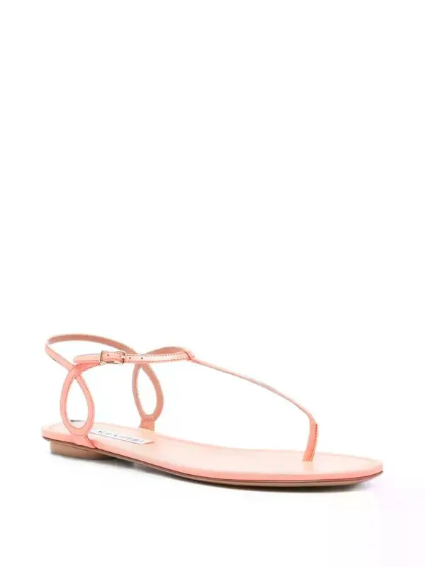 AQUAZZURA Sandals With Buckle-fastening Ankle Strap - Orange