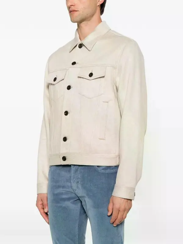 Jacob Cohen Twill Trucker Jacket