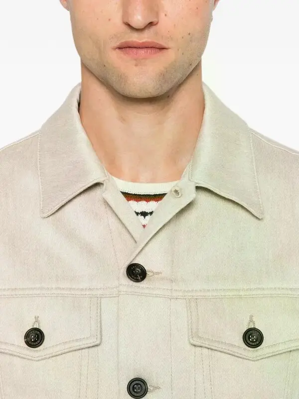 Jacob Cohen Twill Trucker Jacket