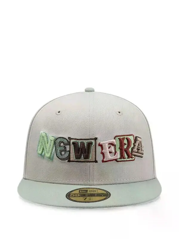 New Era Diy Note 59fifty Logo-embroidered Cap - Neutrals