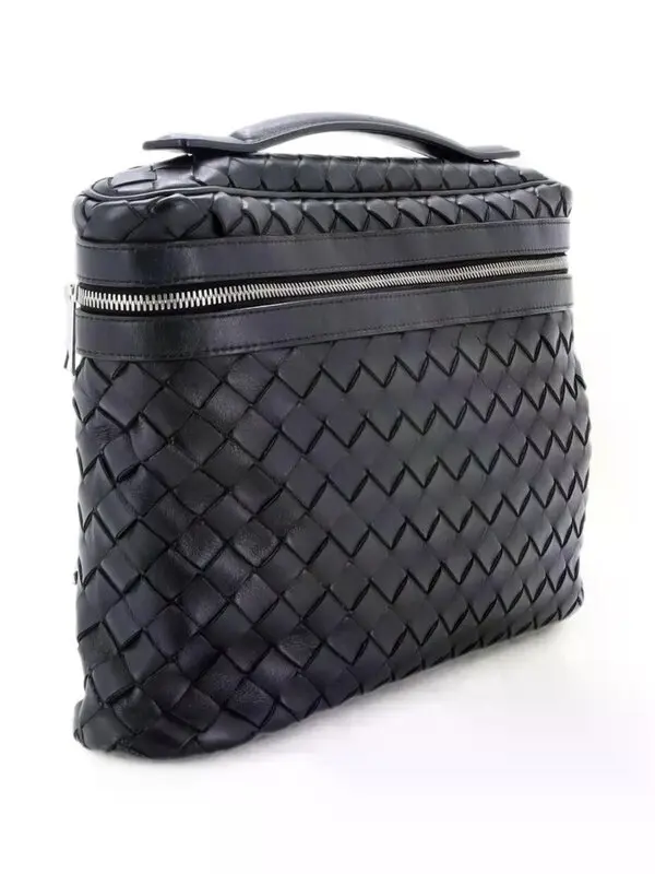 Bottega Veneta Vanity Case Intrecciato Leather Pouch