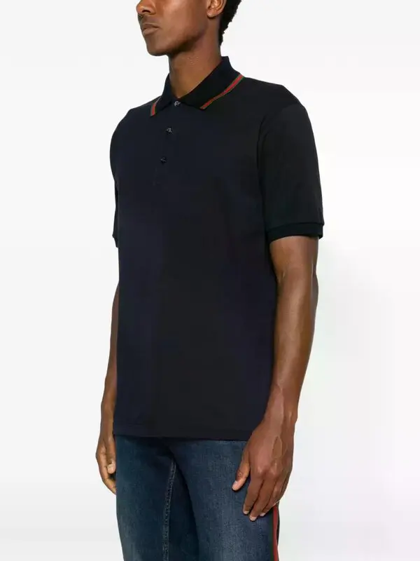 Gucci Web-stripe Polo Shirt