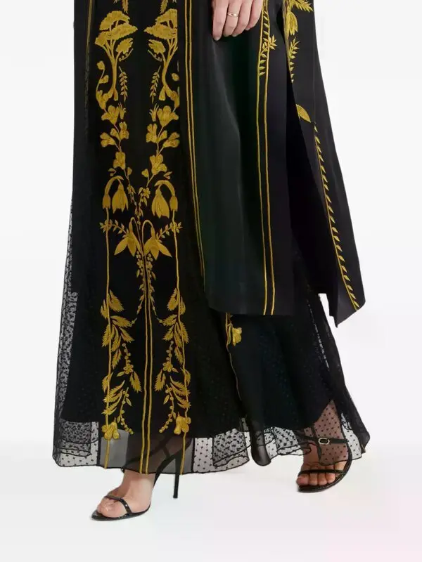 TEMPERLEY LONDON Thisbe Floral-embroidered Coat