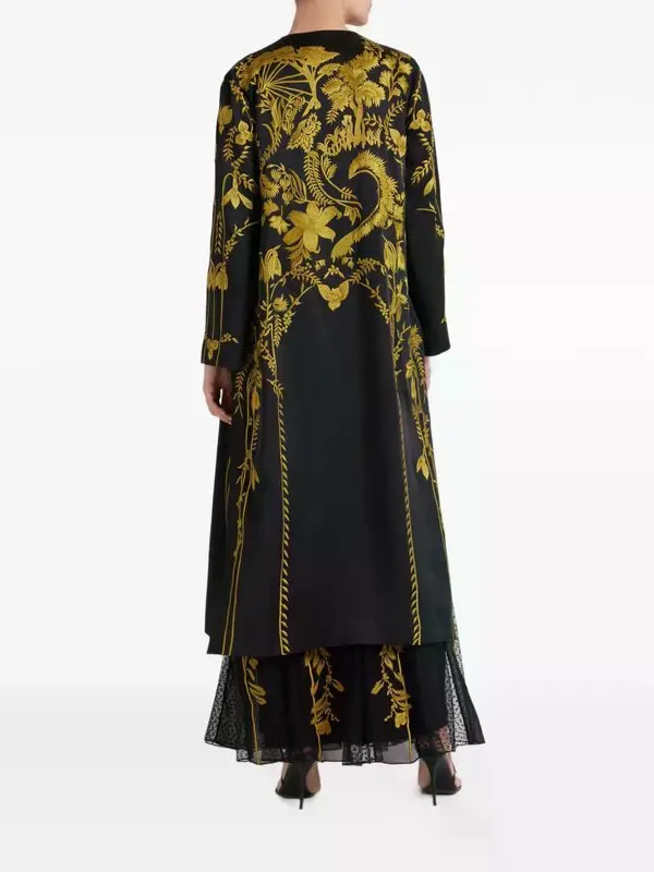 TEMPERLEY LONDON Thisbe Floral-embroidered Coat