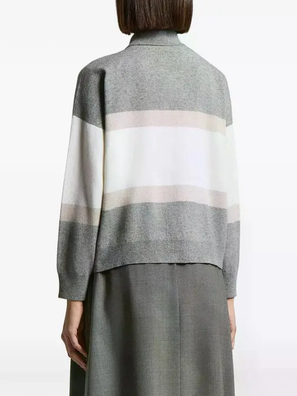 Peserico Striped Button-down Cardigan