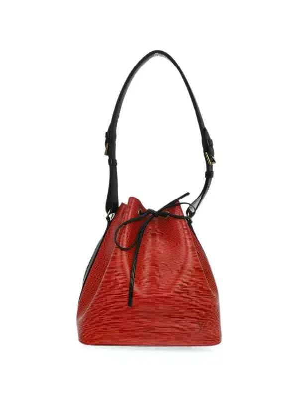 LOUIS VUITTON 1990-2000s Pm Noé Epi-leather Bucket Bag - Red