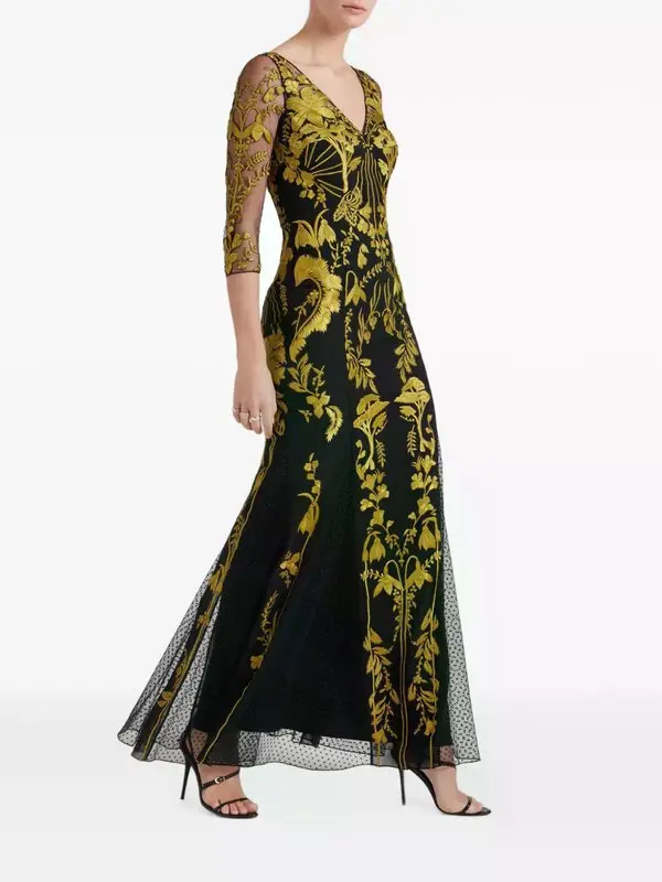 TEMPERLEY LONDON Thisbe V-neck Gown