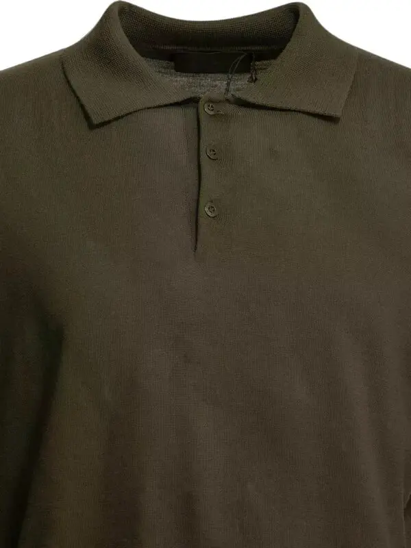 Stone Island Logo-patch Polo-collar Sweater