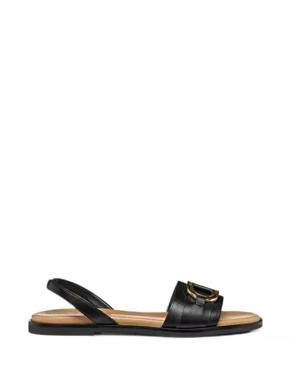 Geox Naileen Buckle-detail Slingback Sandals - Black