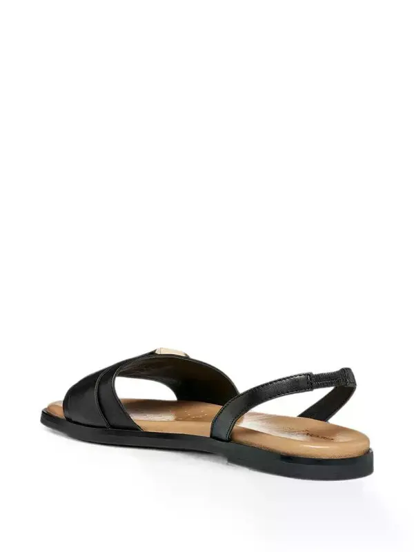 Geox Naileen Buckle-detail Slingback Sandals - Black