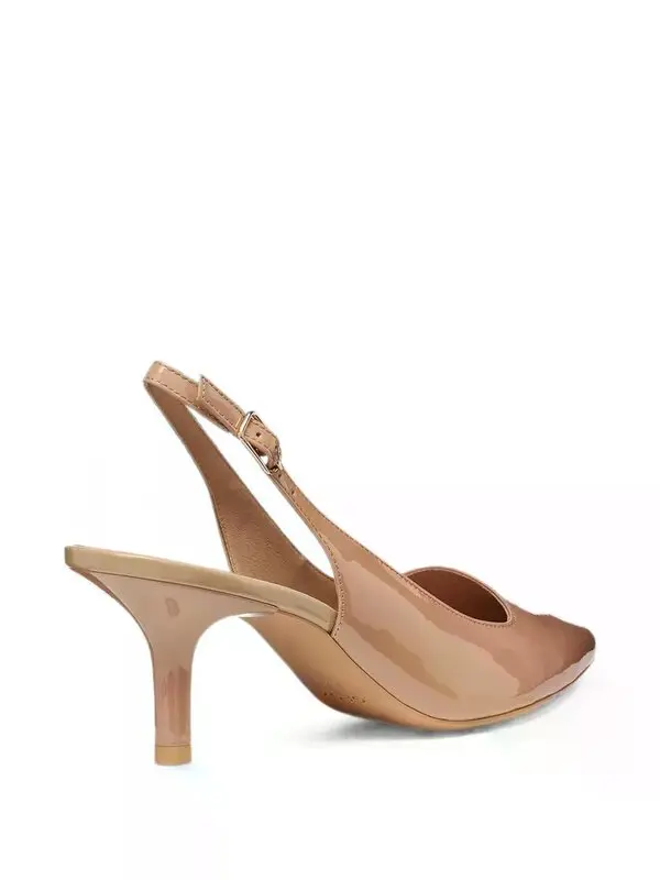 Geox Kleopy Patent-finish Slingback-strap Heeled Pumps