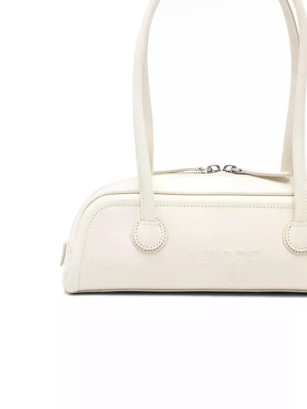 MARGESHERWOOD Embossed-logo Leather Tote Bag