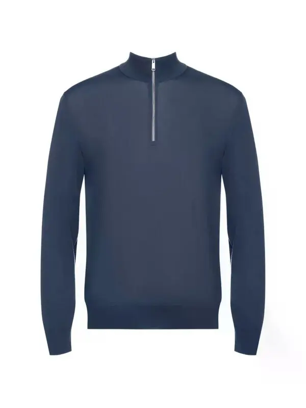 Zegna Half-zip Sweater - Blue