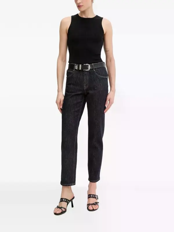 Miss Sixty Emma Contrast Stitch Mid-rise Skinny Jeans