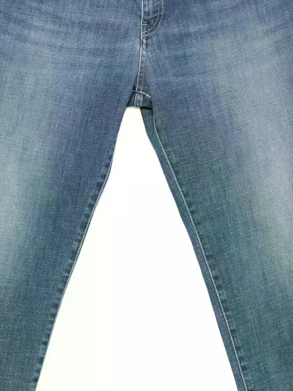 Lorena Antoniazzi Faded-effect Denim Jeans - Blue