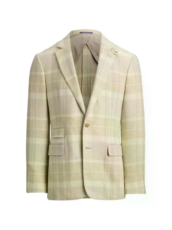 Ralph Lauren Purple Label Kent Plaid Blazer