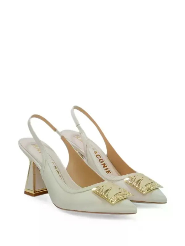 KAT MACONIE Katia Logo-plaque Slingback Pumps