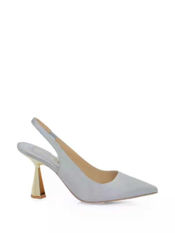 KAT MACONIE Pointed-toe Slingback Pumps - Grey