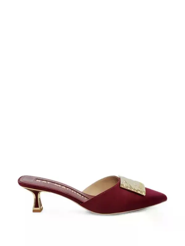 KAT MACONIE Logo-plaque Pointed-toe Mules
