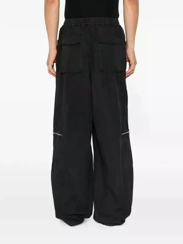 Études Studio Wide Leg Zip-detail Cargo Trousers