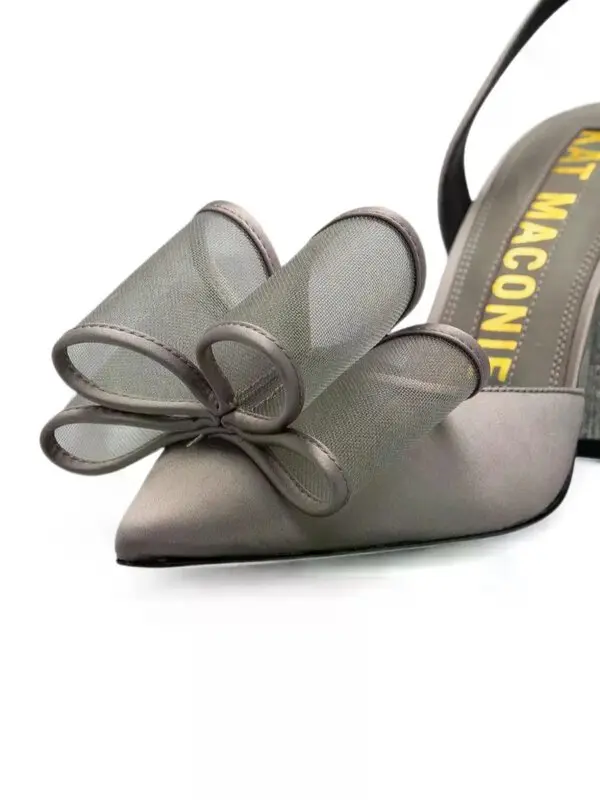 KAT MACONIE Paola Crystal Embellished Slingback Pumps