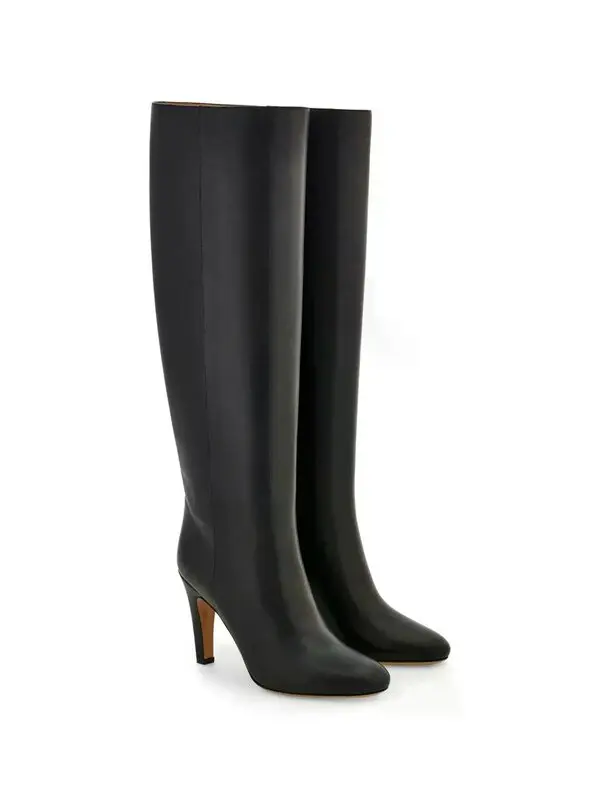 FERRAGAMO Knee High Boots - Black