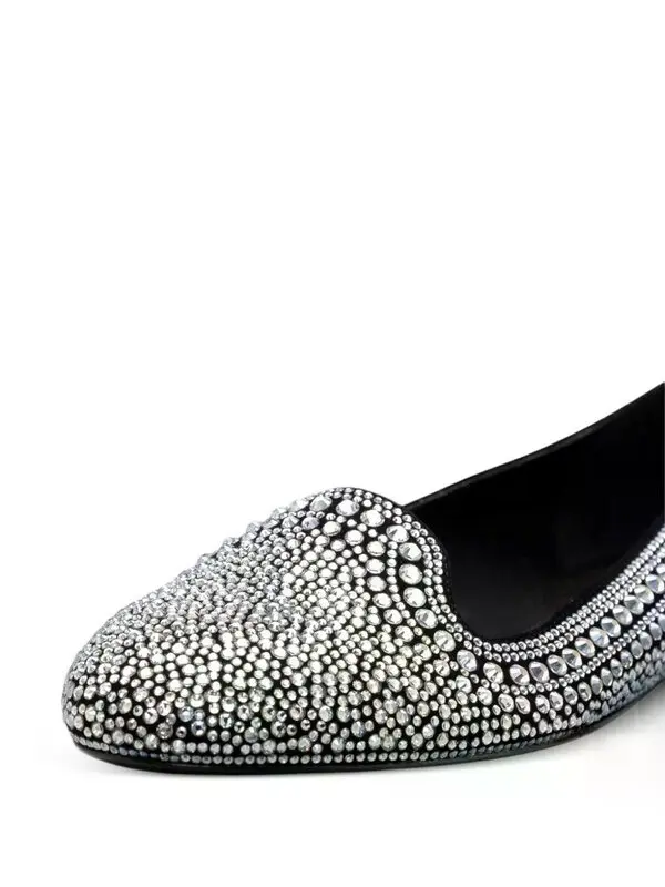 KAT MACONIE Ilke Crystal-embellishment Ballet Flats