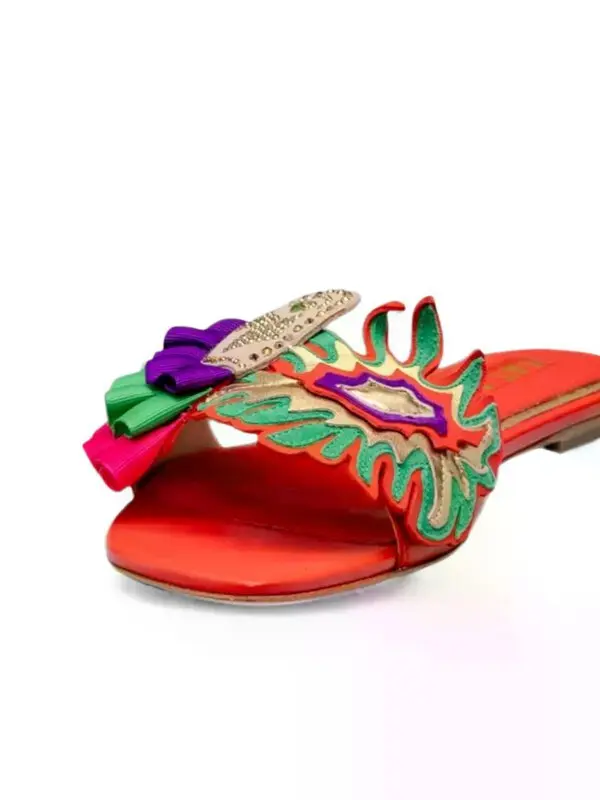 KAT MACONIE Ruffled Sandals