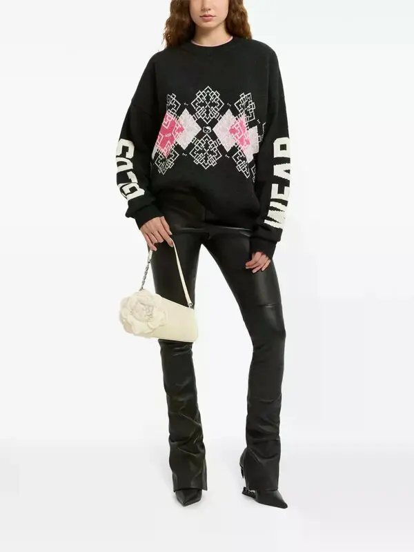 Gcds Hello Kitty-embellished Knitted Jumper