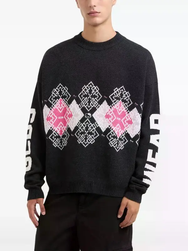Gcds Hello Kitty-embellished Knitted Jumper
