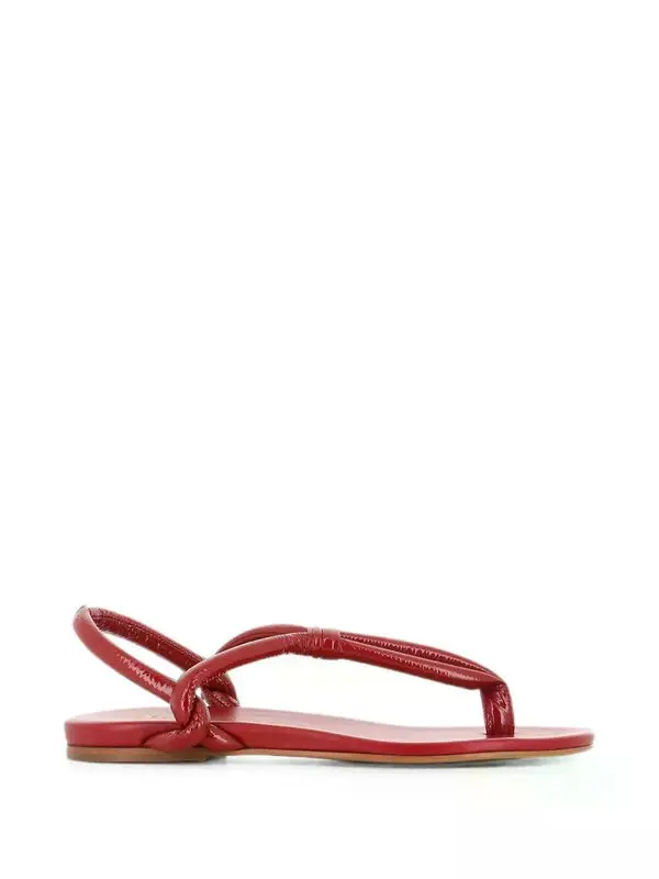 DEL CARLO Dytt Tubular Strap Sandals - Red