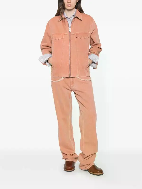 Études Studio Zip-up Slim-fit Denim Jacket
