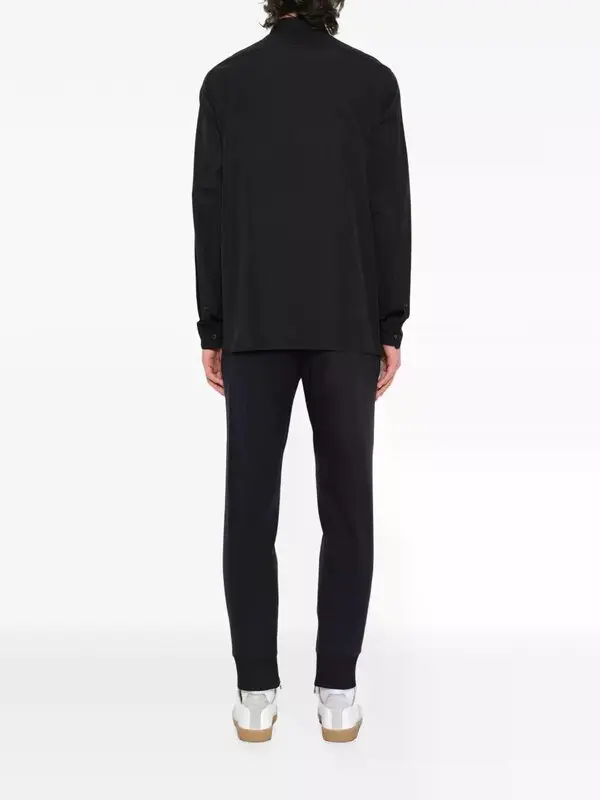 LANVIN Graphic-print Small-collar Shirt