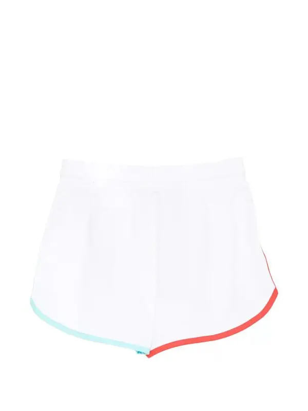 Moschino Logo-print Contrast-trim Shorts
