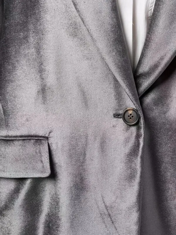 Brunello Cucinelli Chain-trim Single-breasted Blazer