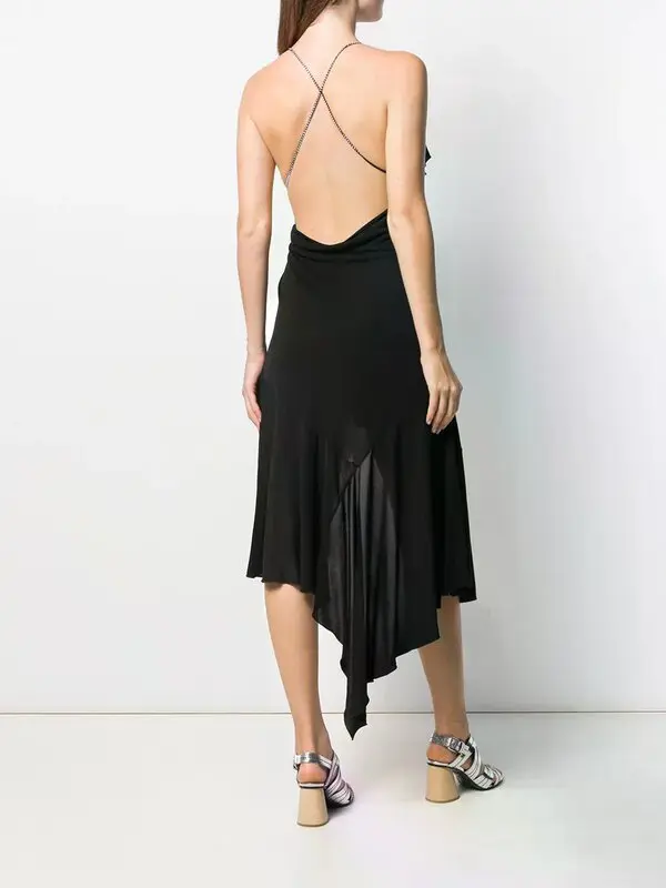 Philosophy Di Lorenzo Serafini Ruffled Asymmetrical Hem Dress