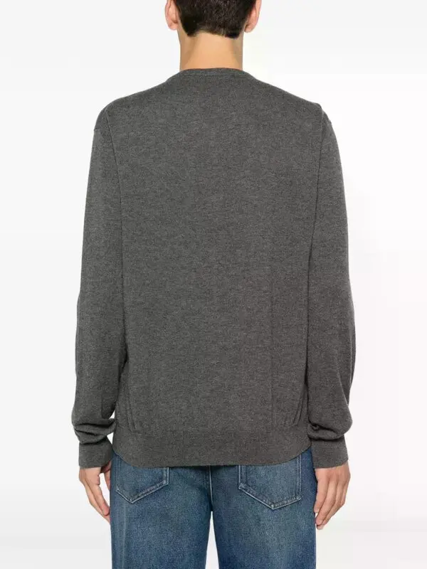 THE ROW Mapple V-neck Cashmere Sweater - Grey