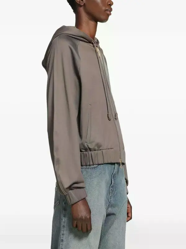 Moncler Zip-up Fleece Hoodie