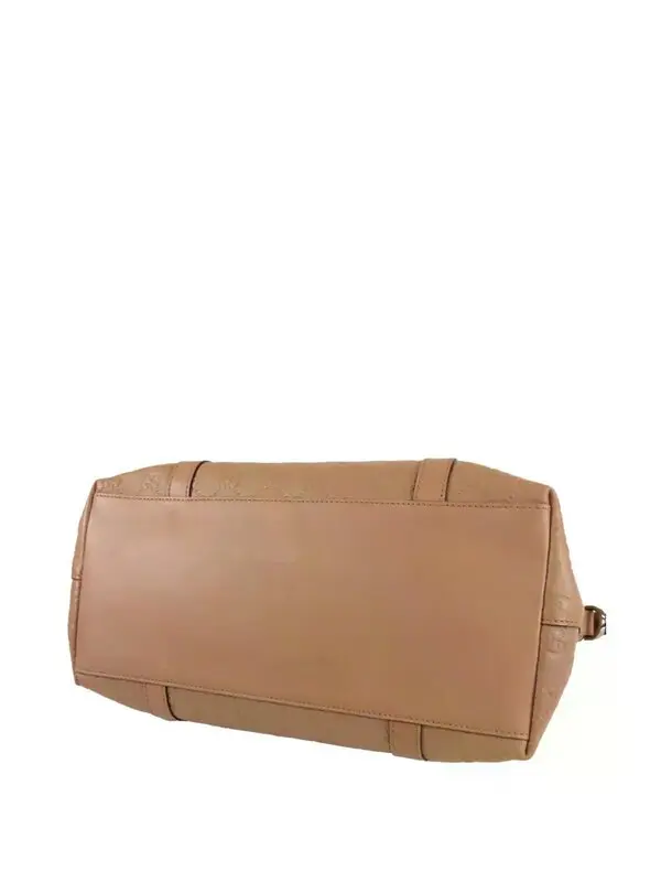 Gucci 2000-2015 Medium Guccissima Gg Charm Dome Satchel - Brown