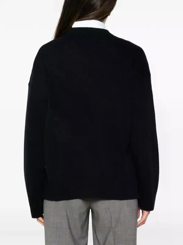 Peserico V-neck Ribbed-trim Jumper