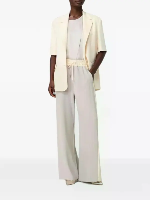 HANITA Asymmetric Draped Top - Neutrals