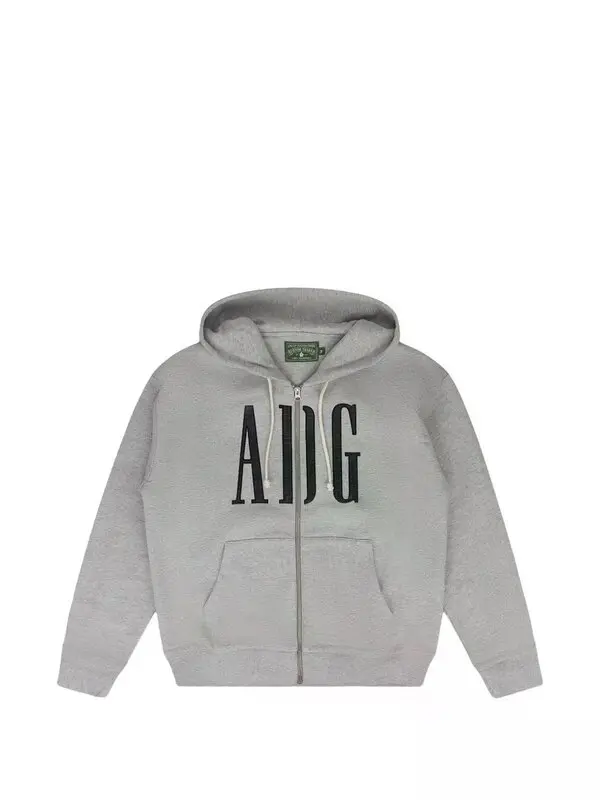 DENIM TEARS Adg Inc. Zip-up Hoodie - Grey