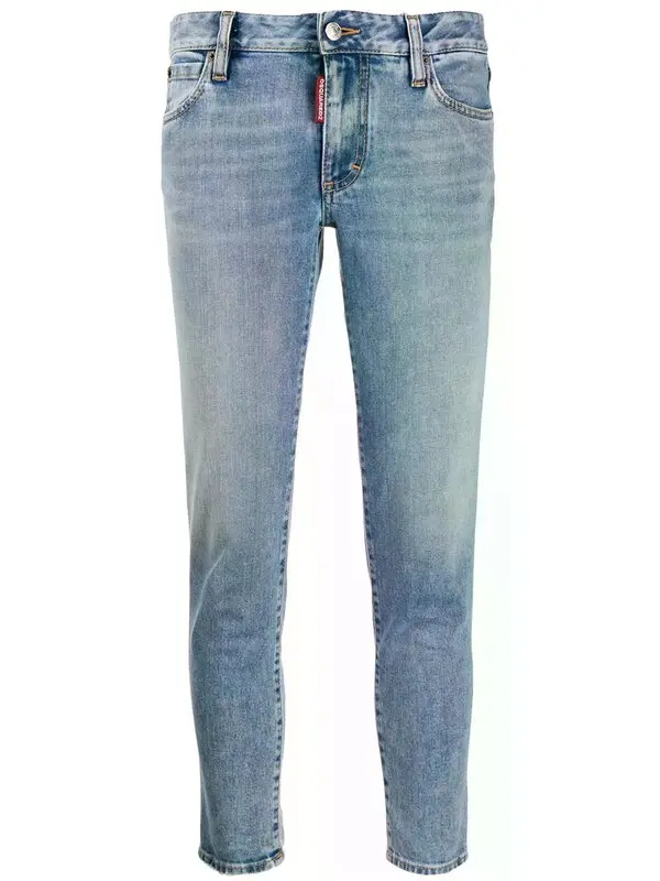 Dsquared2 Cropped Jeans - Blue