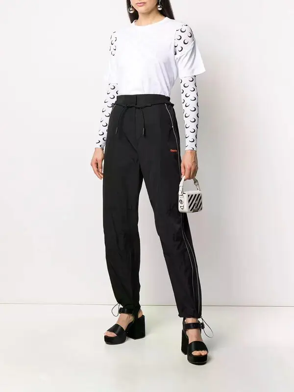 COUNTY OF MILAN Side Stripe Drawstring Track Pants