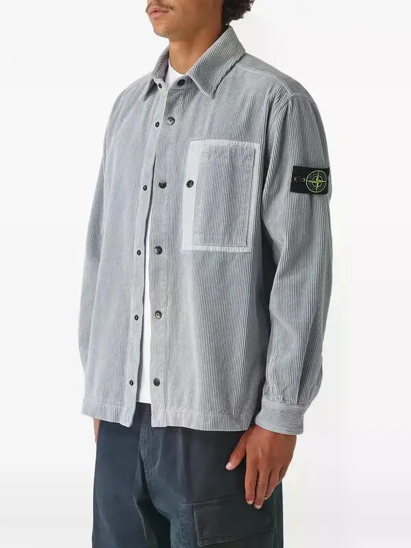 Stone Island 1200016 Organic Cotton Corduroy 800 Overshirt